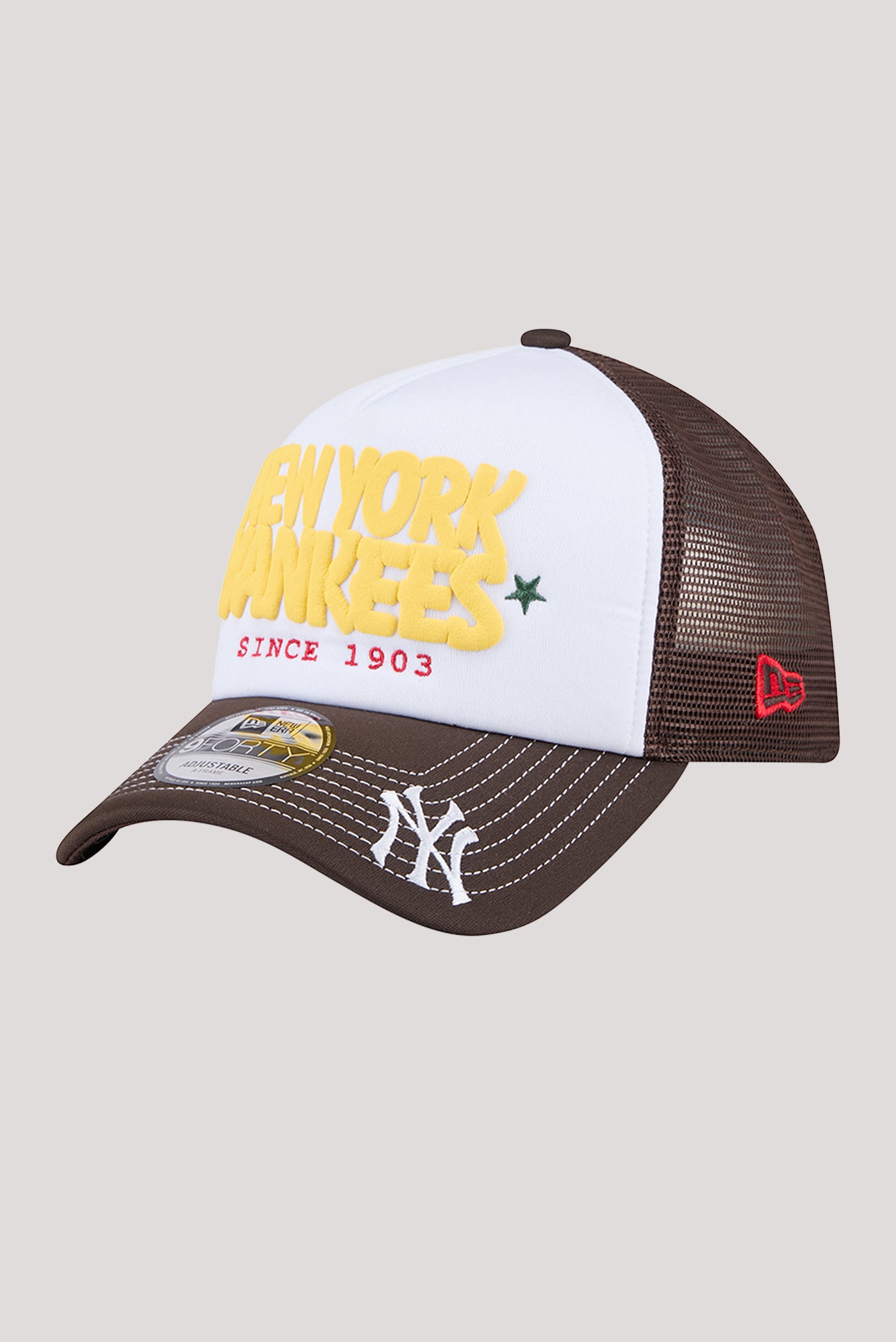 9Forty A-Frame NY Yankees Trucker Puff Cap | North Beach