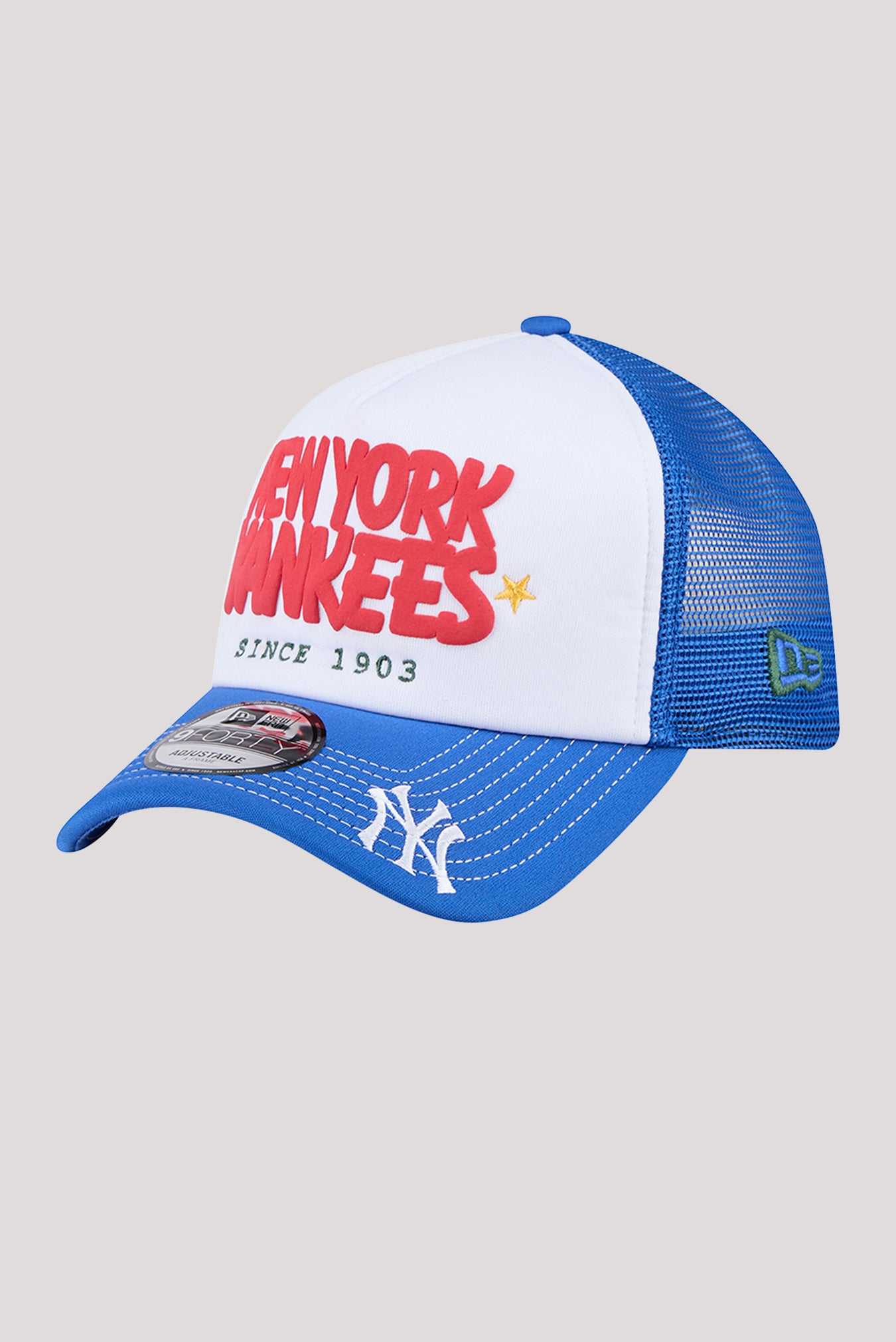 9Forty A-Frame NY Yankees Trucker Puff Cap | North Beach
