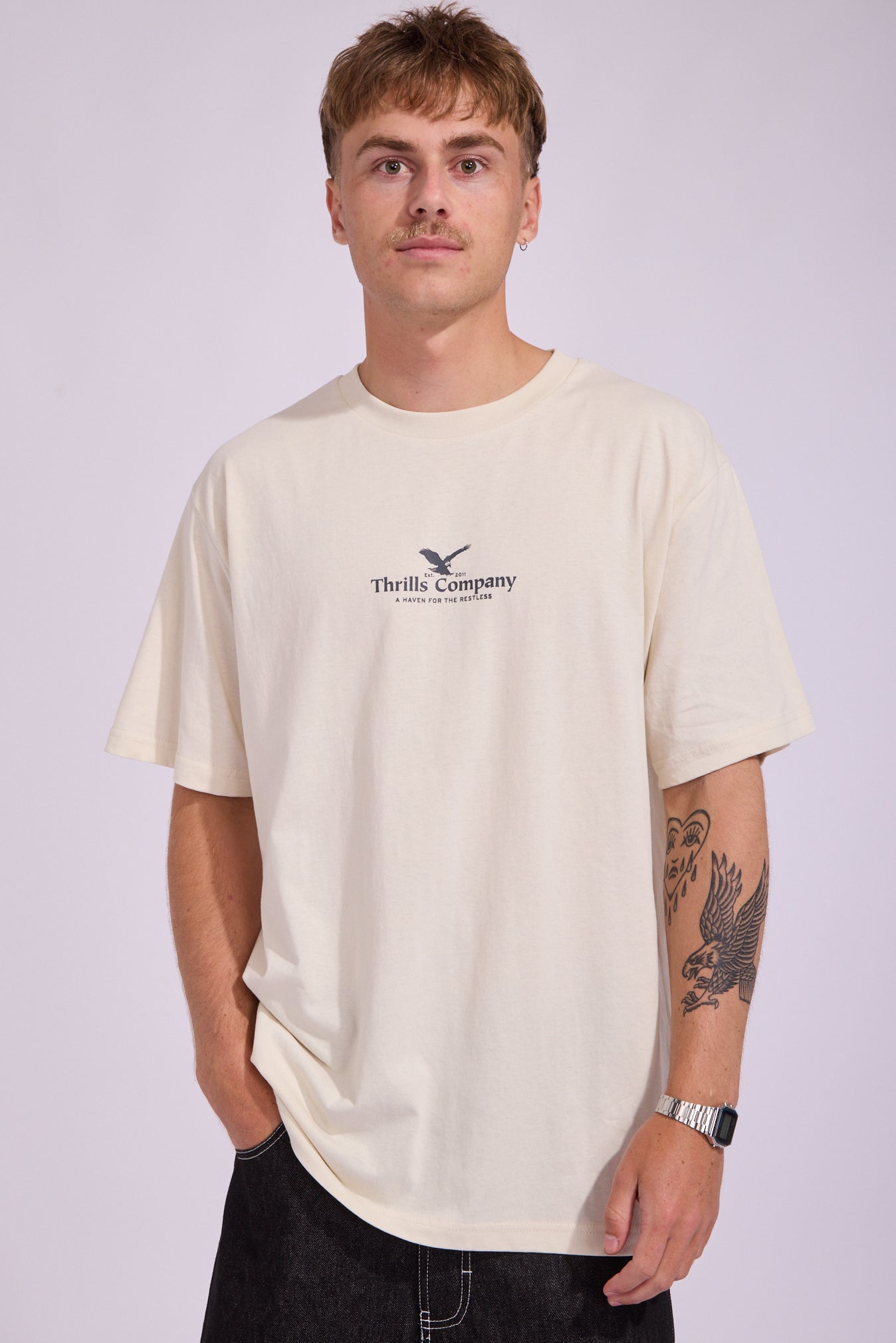 A Haven For The Restless Merch Fit T Shirt | North Beach