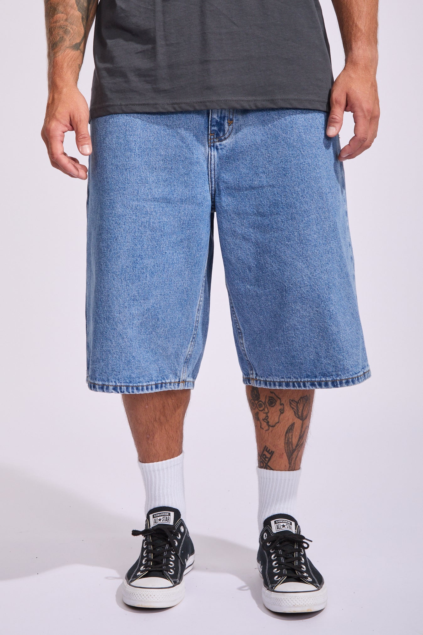 A6 Big Baggy Davis Jorts | North Beach