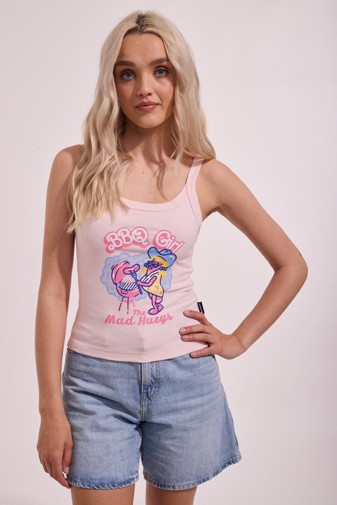 Bbq Girl Singlet | North Beach