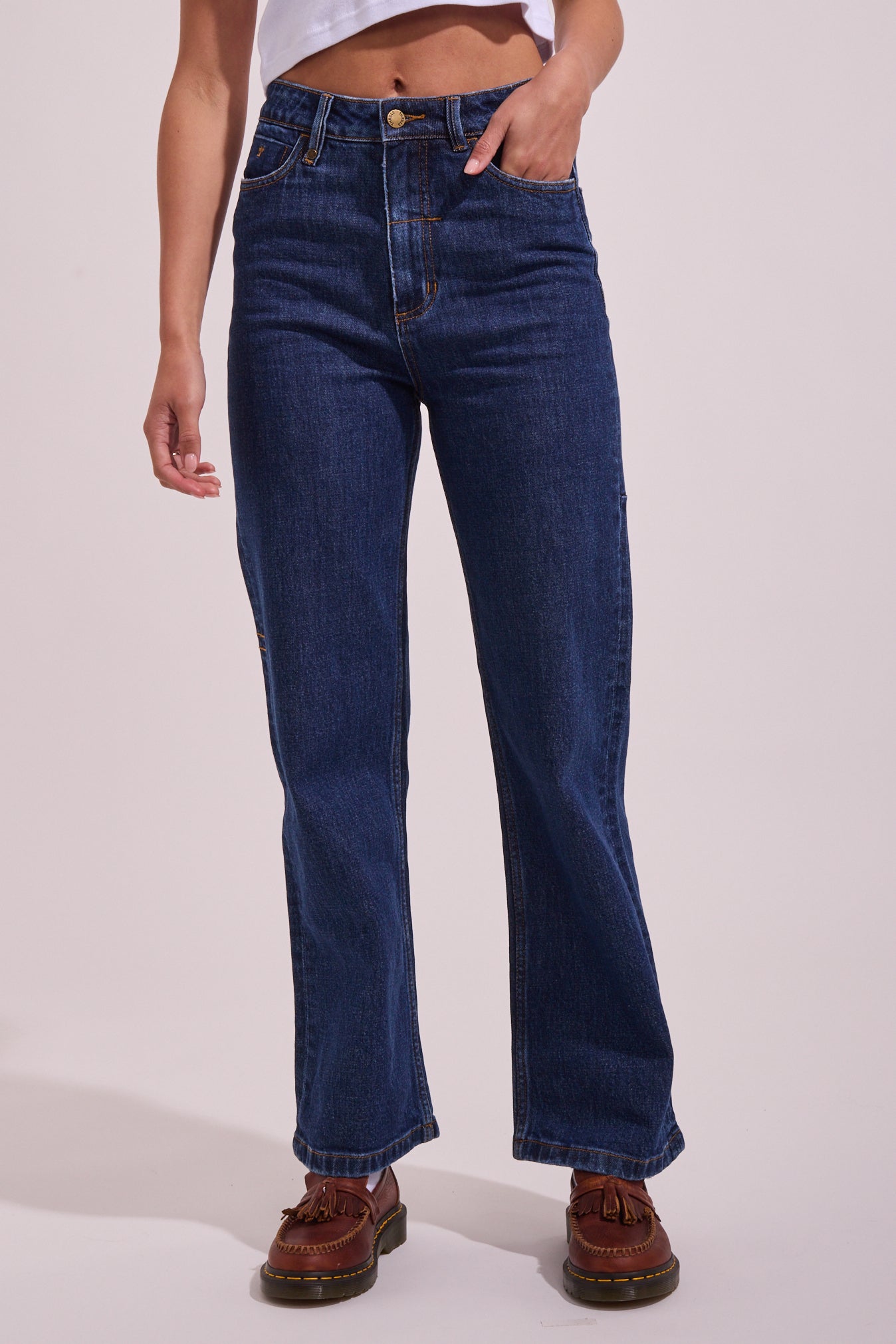 Cherry Stretch Jeans | North Beach