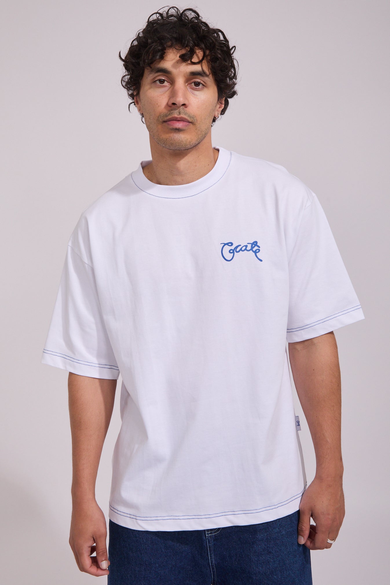 Scripted Box Fit T Shirt | North Beach