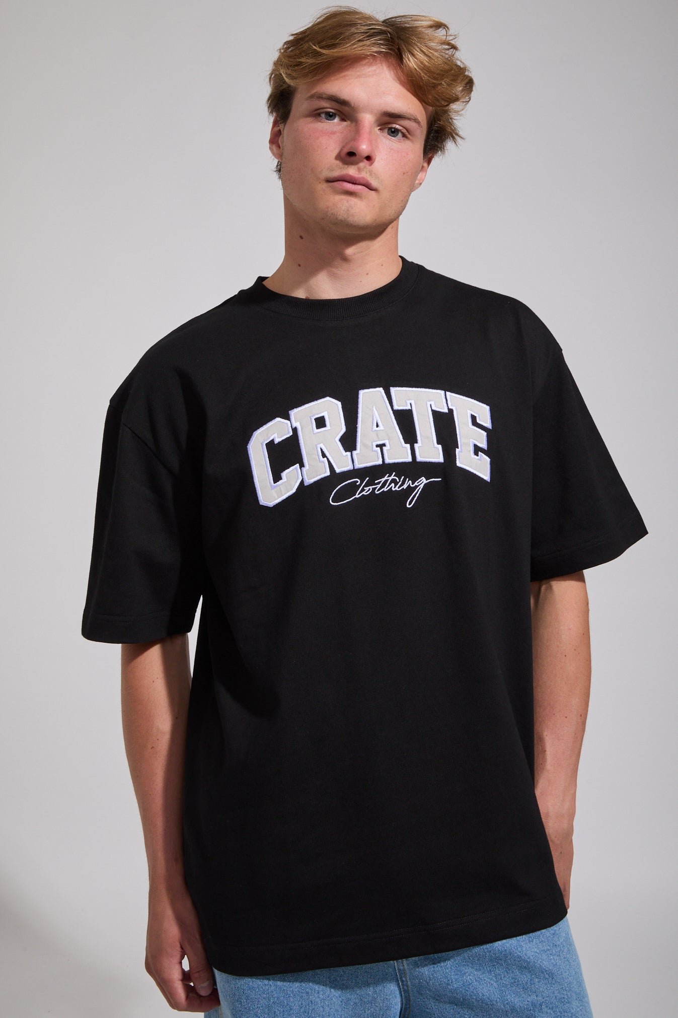 Varsity Box Fit T Shirt | North Beach