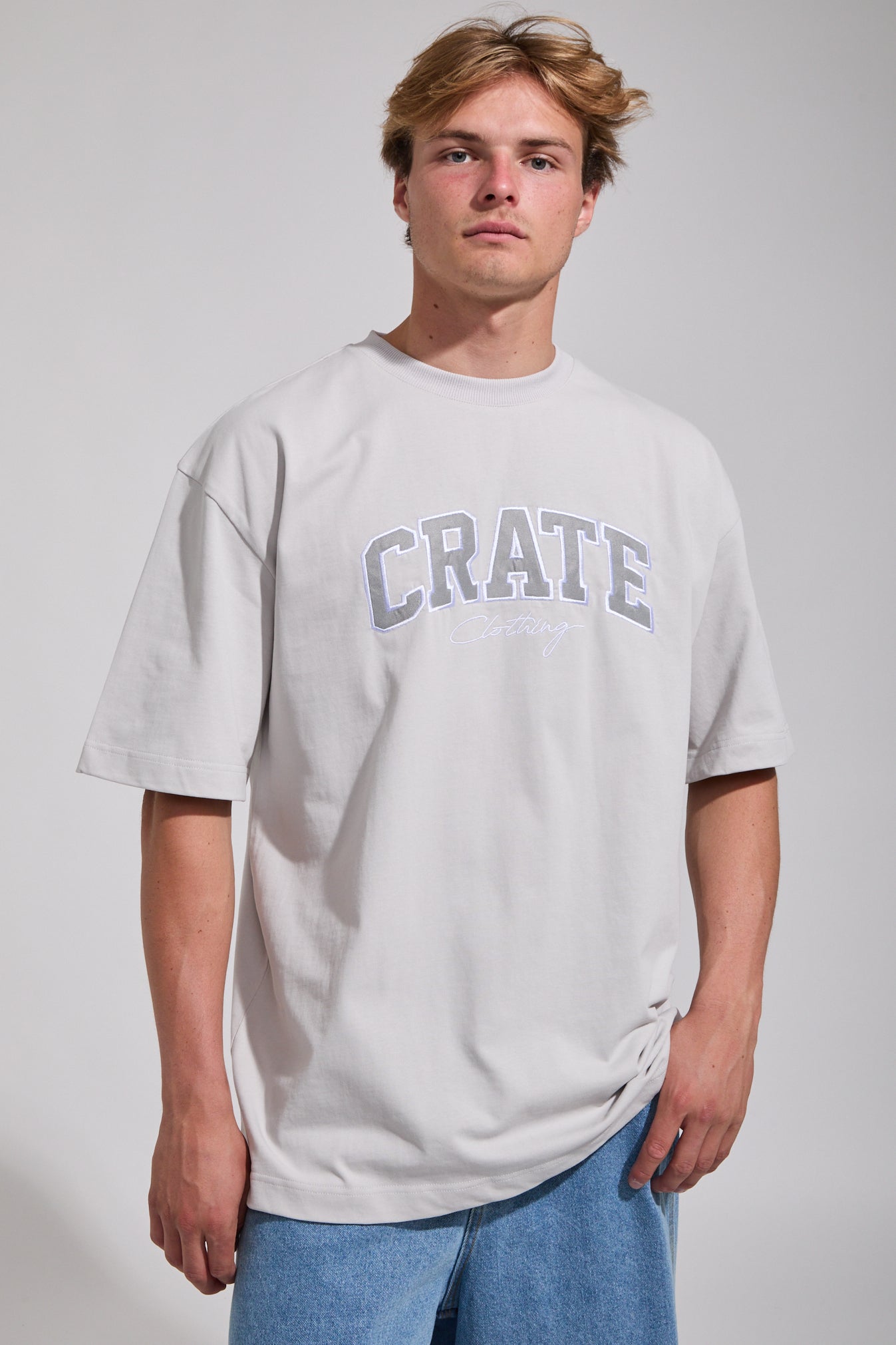 Varsity Box Fit T Shirt | North Beach