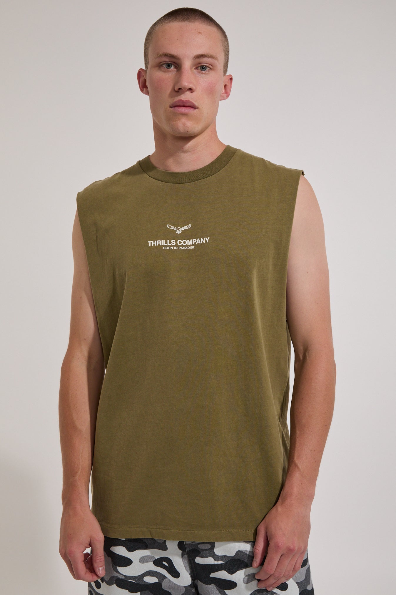 Emblem Merch Fit Muscle Tank | North Beach