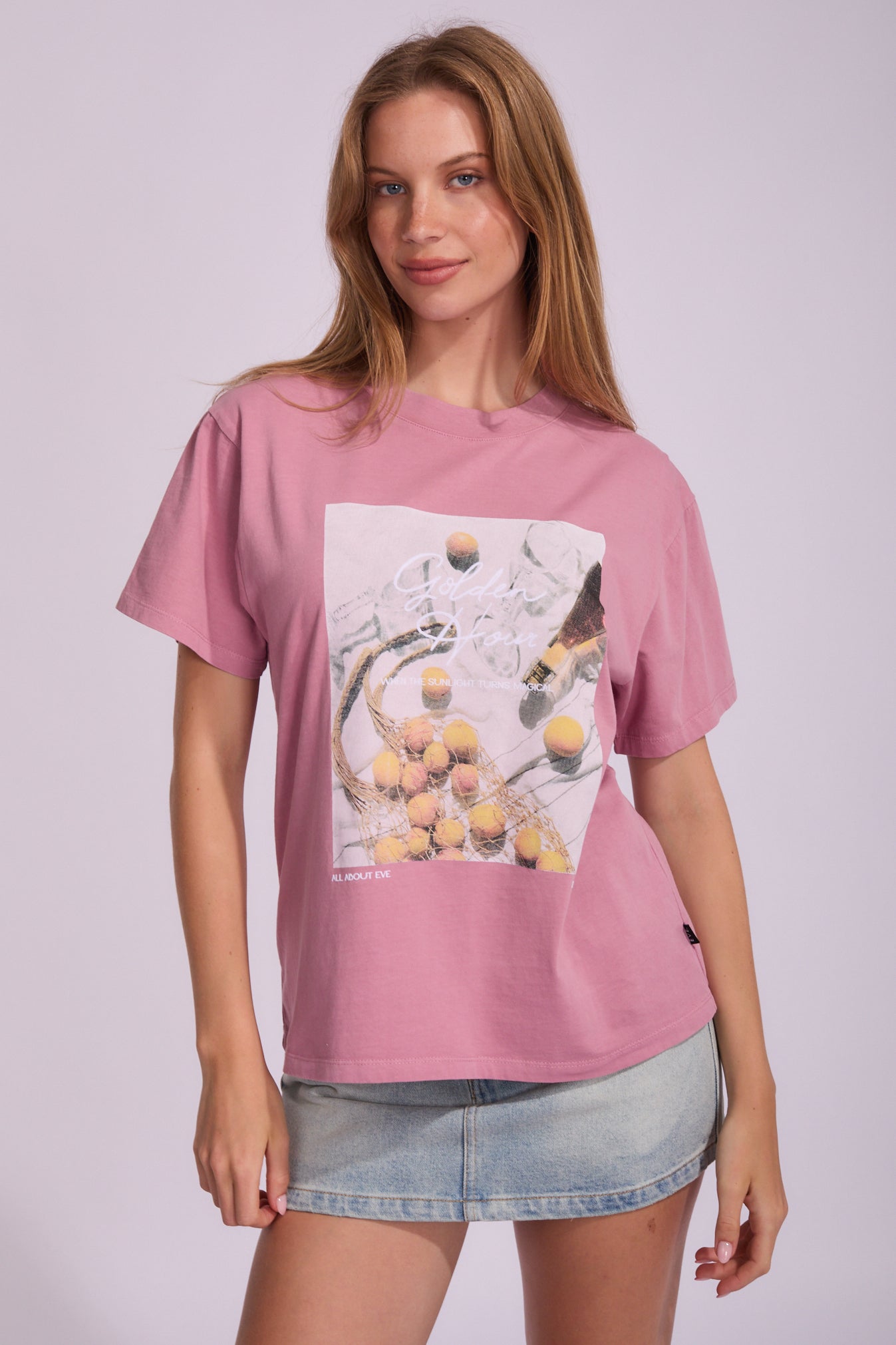 Golden Hour Box T Shirt | North Beach