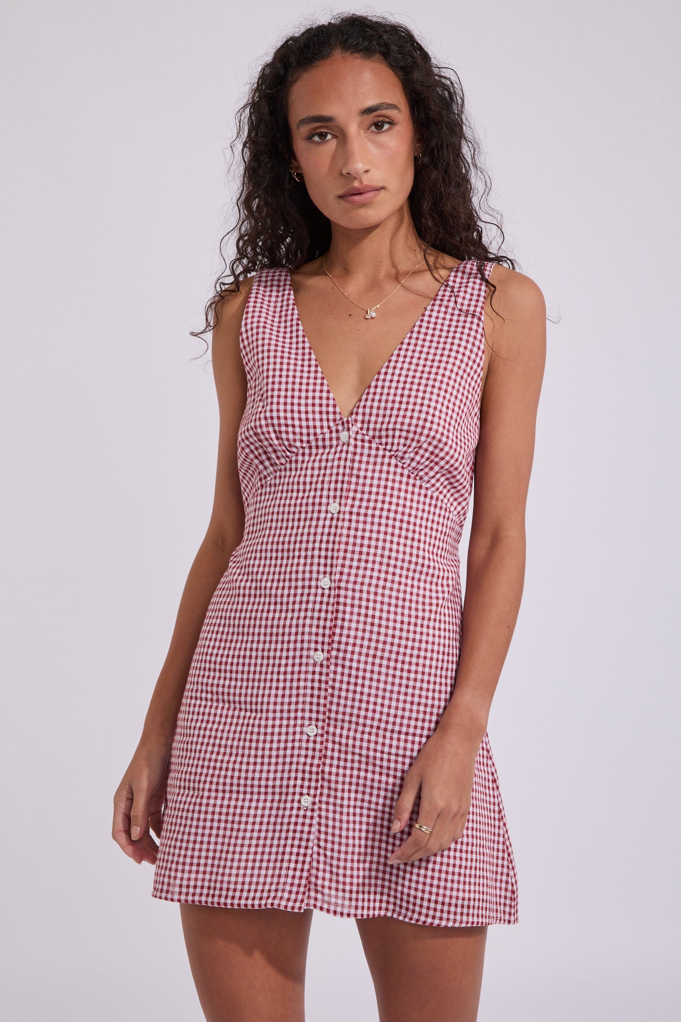 Lola Check Mini Dress | North Beach