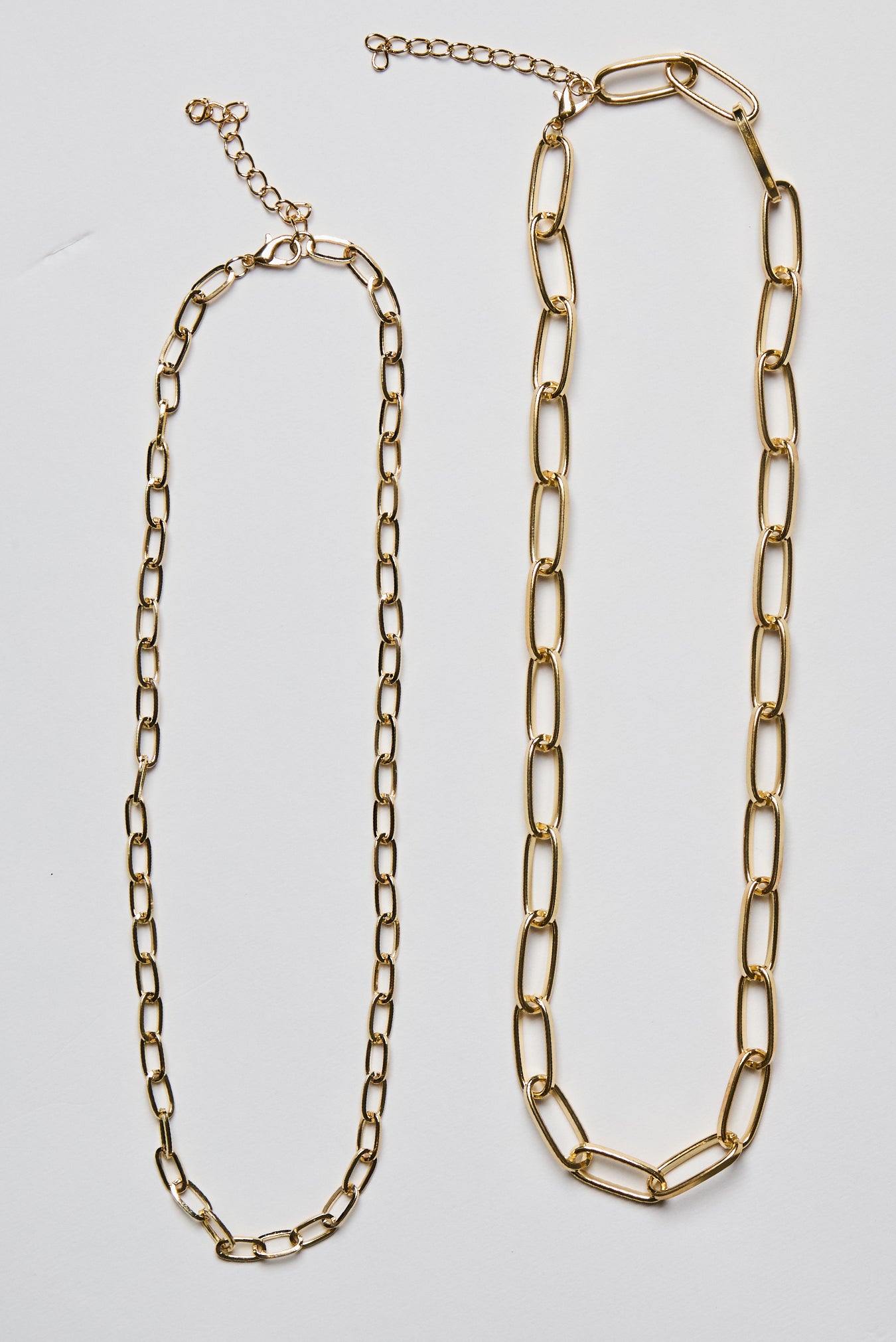Long Link Chunky Chain Set | North Beach