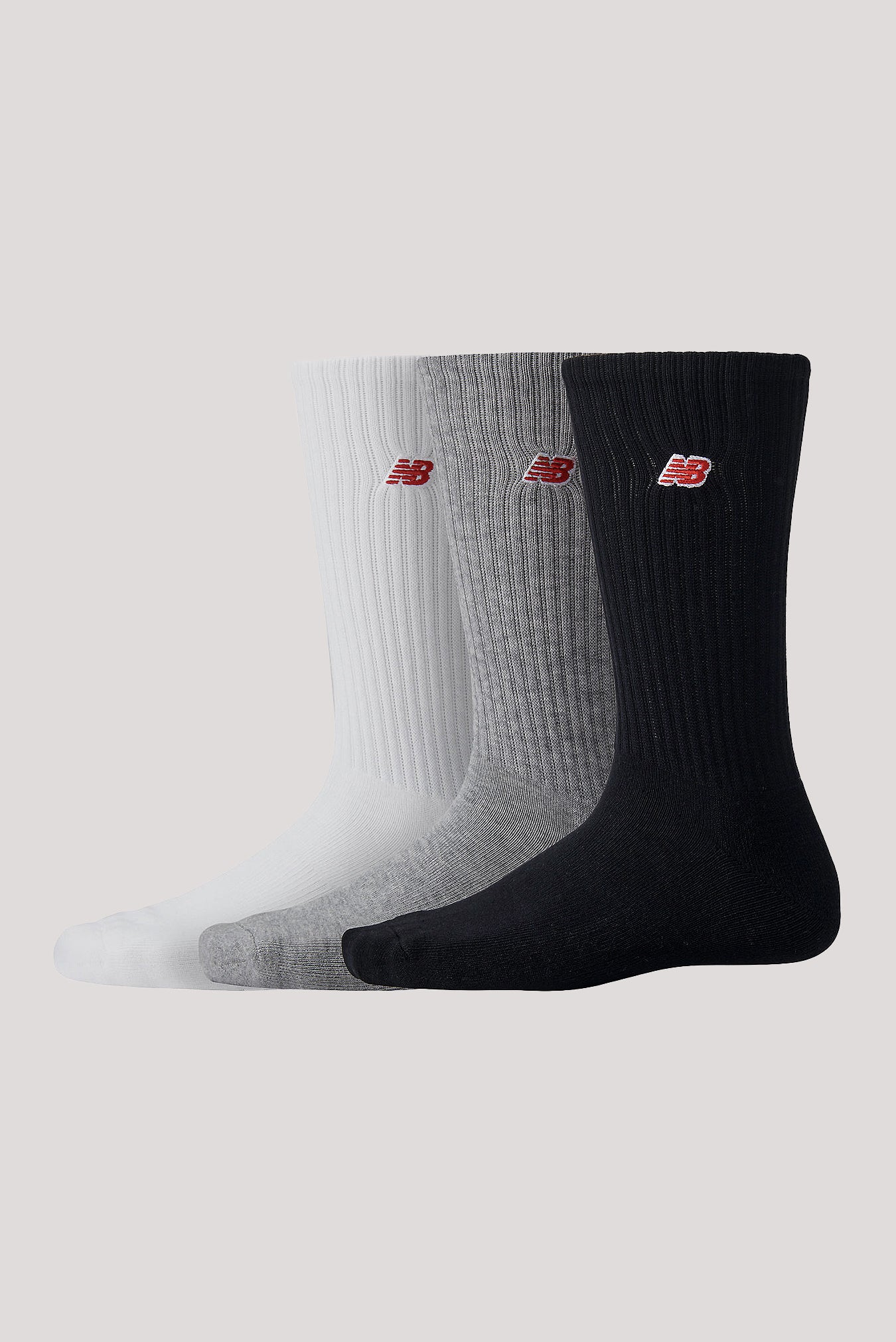Patch Logo Crew Socks 3 Pack | North Beach