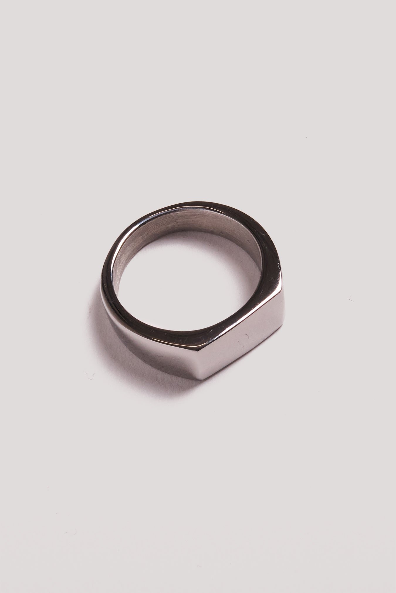 Stainless Steel Signet Ring | North Beach