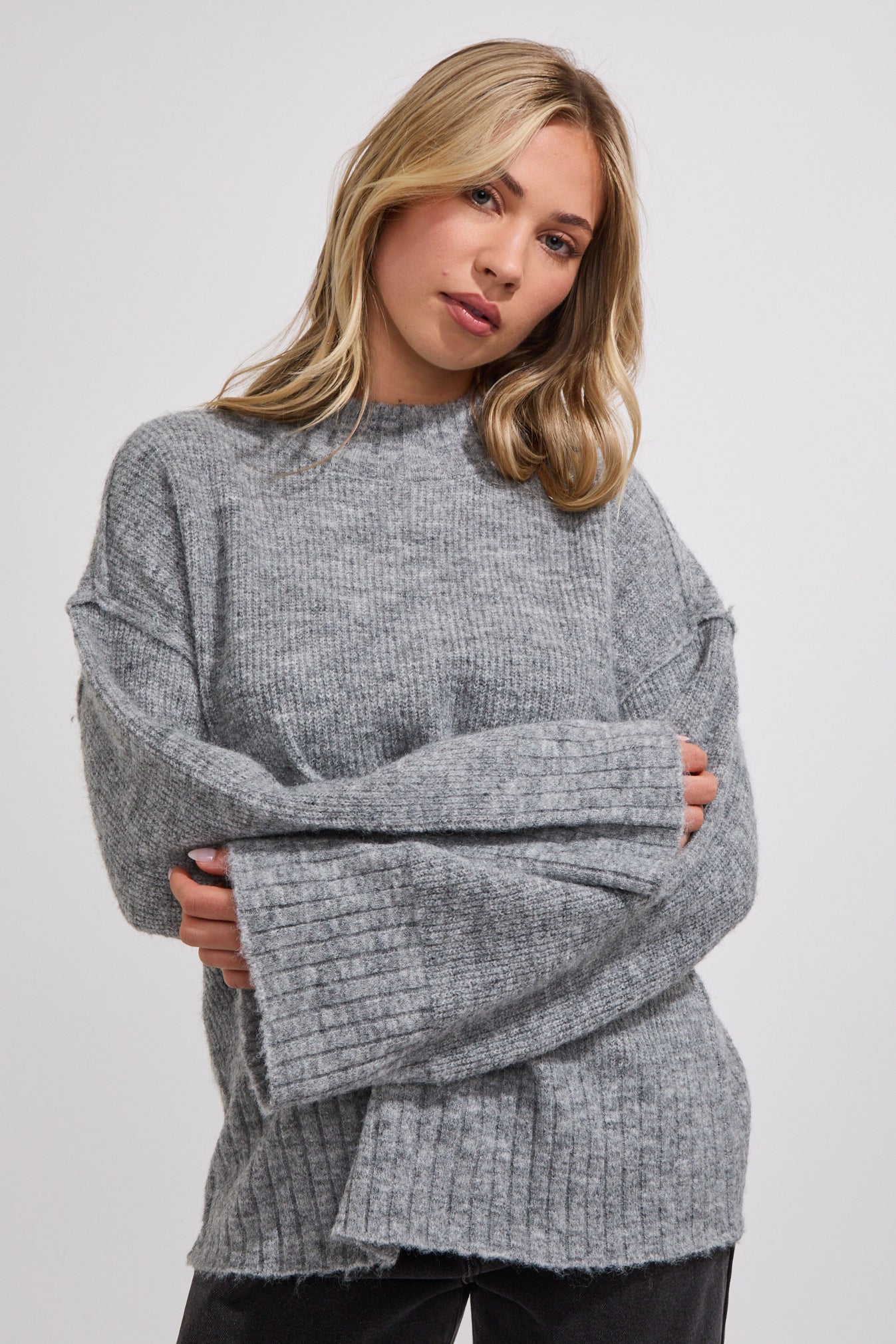 Suki Knit Crew Sweatshirt | North Beach