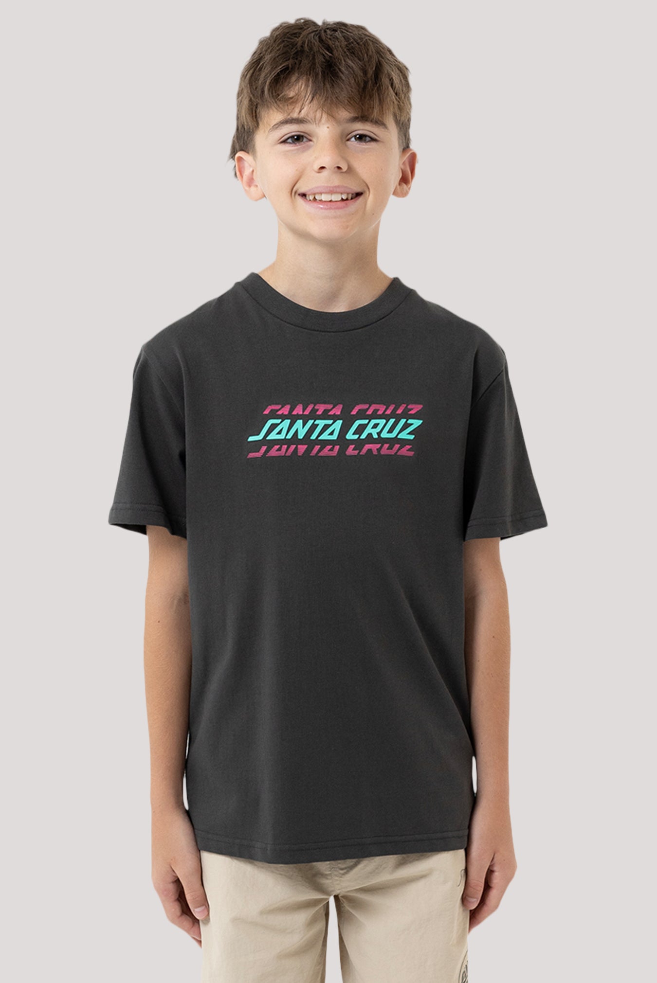 Youth Multi Split Strip Front T Shirt | North Beach